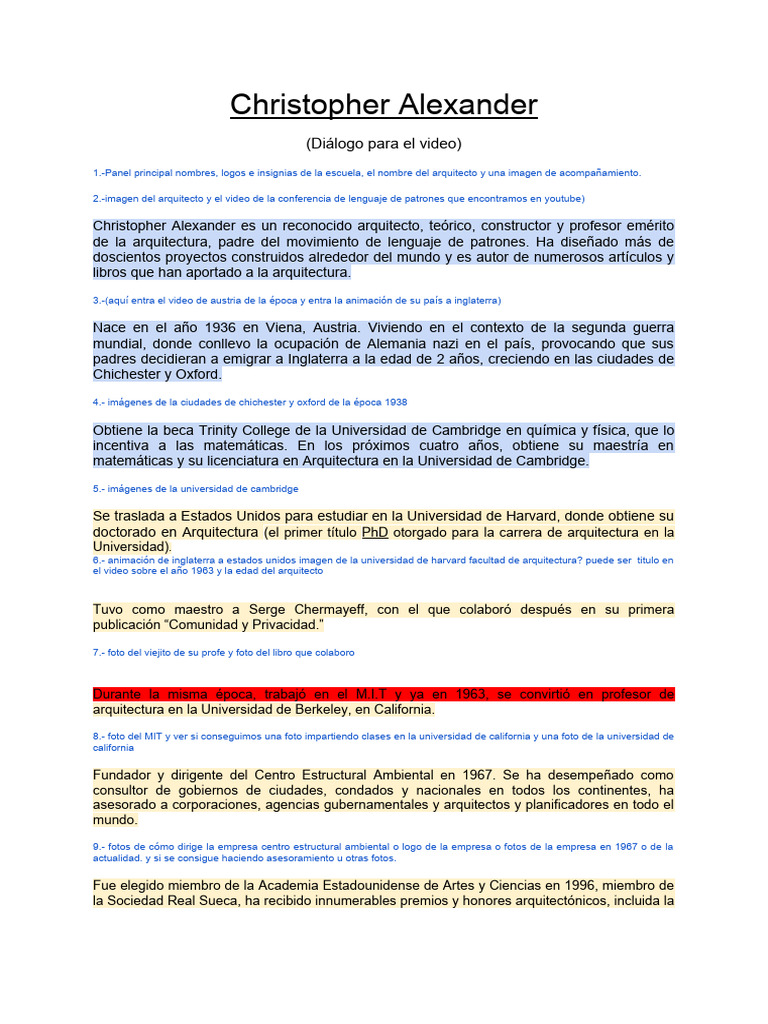 Christopher Alexander | PDF