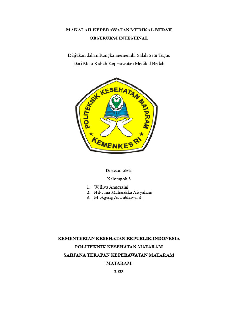 Makalah Obstruksi Intestinal | PDF