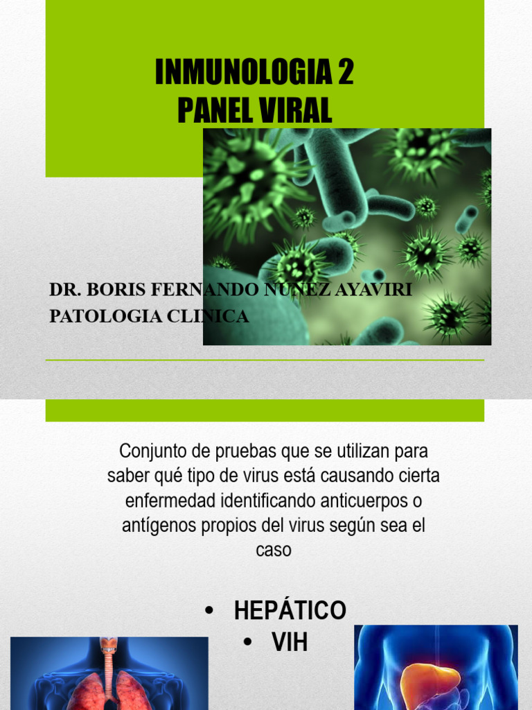 Panel Viral | PDF | Hepatitis | Virus