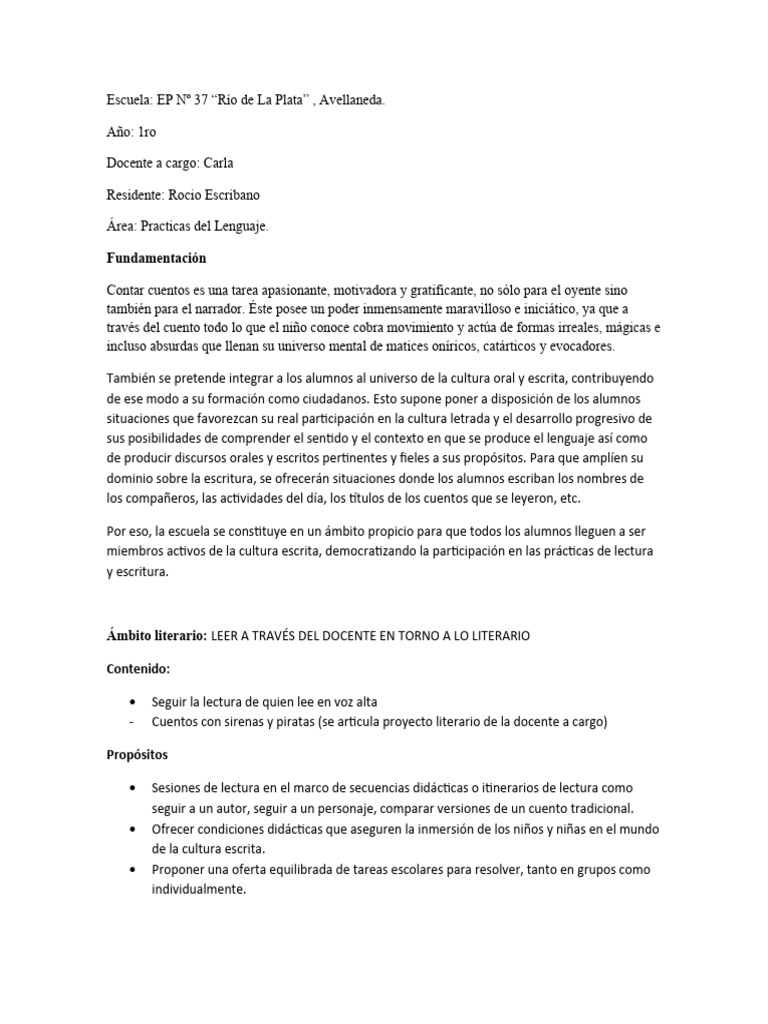 Cuentos y Actividades en 1er Grado | PDF | Piratería | Mar