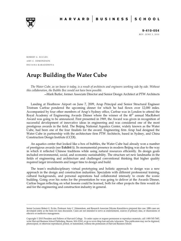 Caso 5 - ARUP | PDF | Building Information Modeling | 3 D Computer Graphics