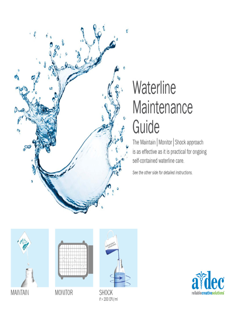 Waterline Maintenance Guide 1 | PDF | Water Quality | Water