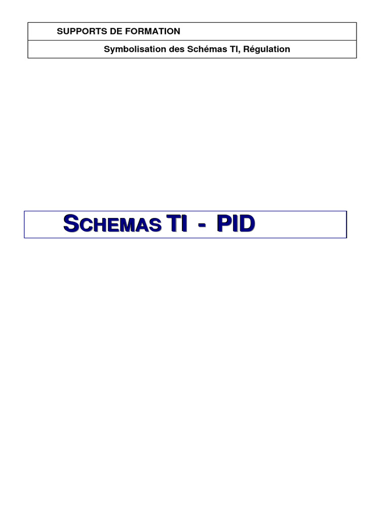 Symboles des Schémas TI et Régulation | PDF | Soupape | Robinet (plomberie)