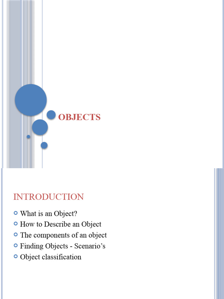 Object Model | PDF | Object (Computer Science) | Class (Computer Programming)