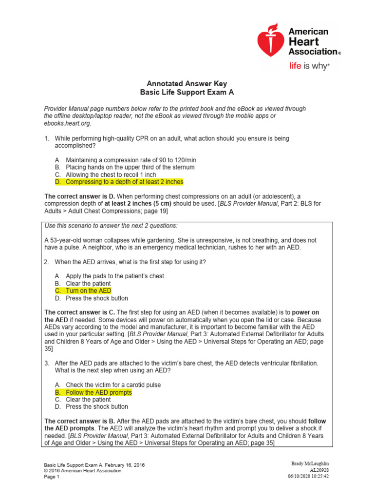 Second Exam | PDF | Cardiopulmonary Resuscitation | Cardiac Arrest Second Exam | PDF | Cardiopulmonary Resuscitation | Cardiac Arrest