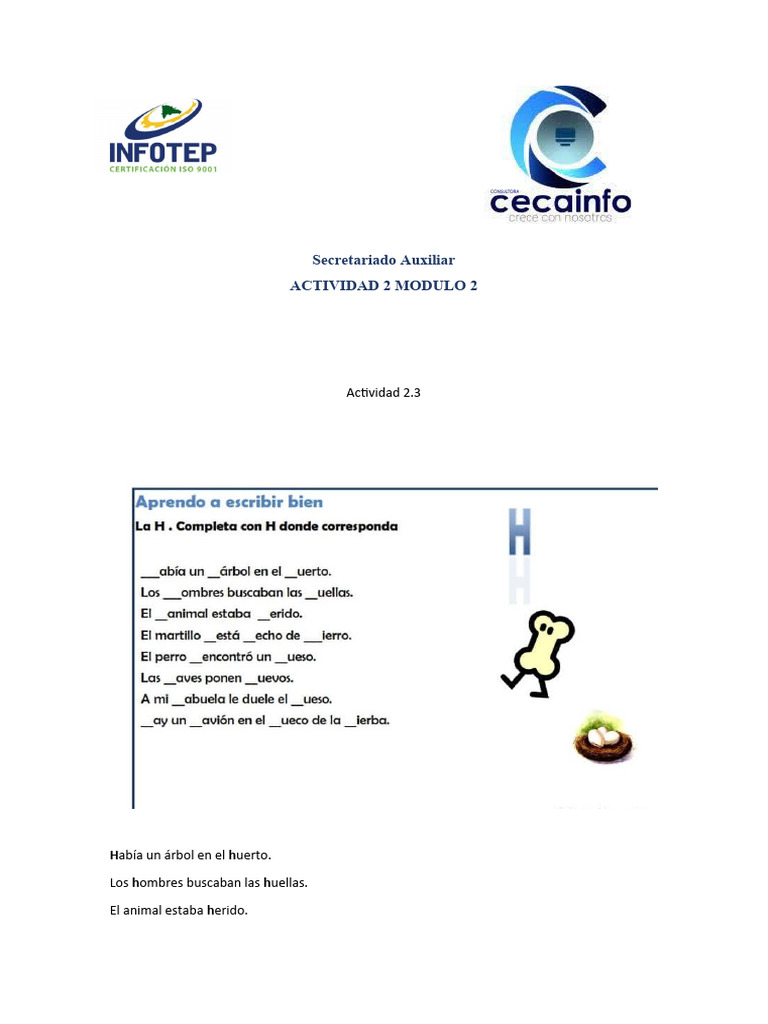 Actividad 3 Modulo 2 | PDF
