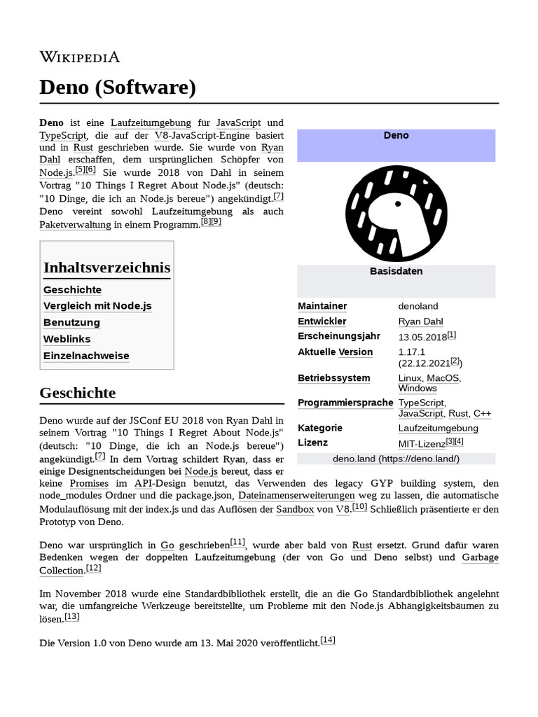 Deno (Software) | PDF