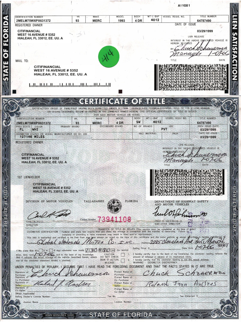 Titulo Florida | PDF