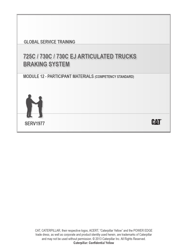 730C-725C T4F SVC ITTP M12 Braking Sys EN STU | PDF
