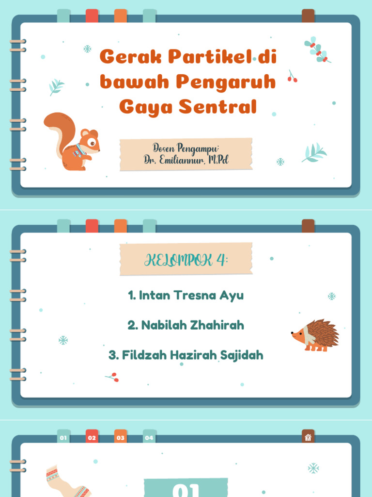 Gerak Partikel dan Gaya Sentral | PDF