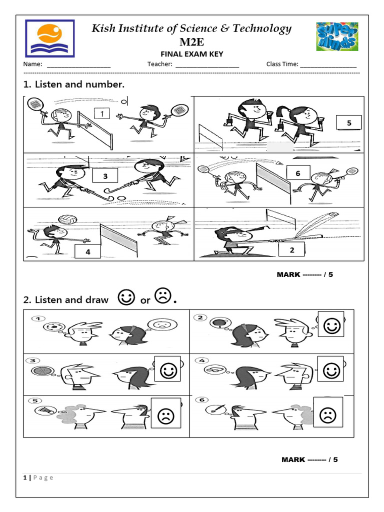 M2e Exam - Key | PDF