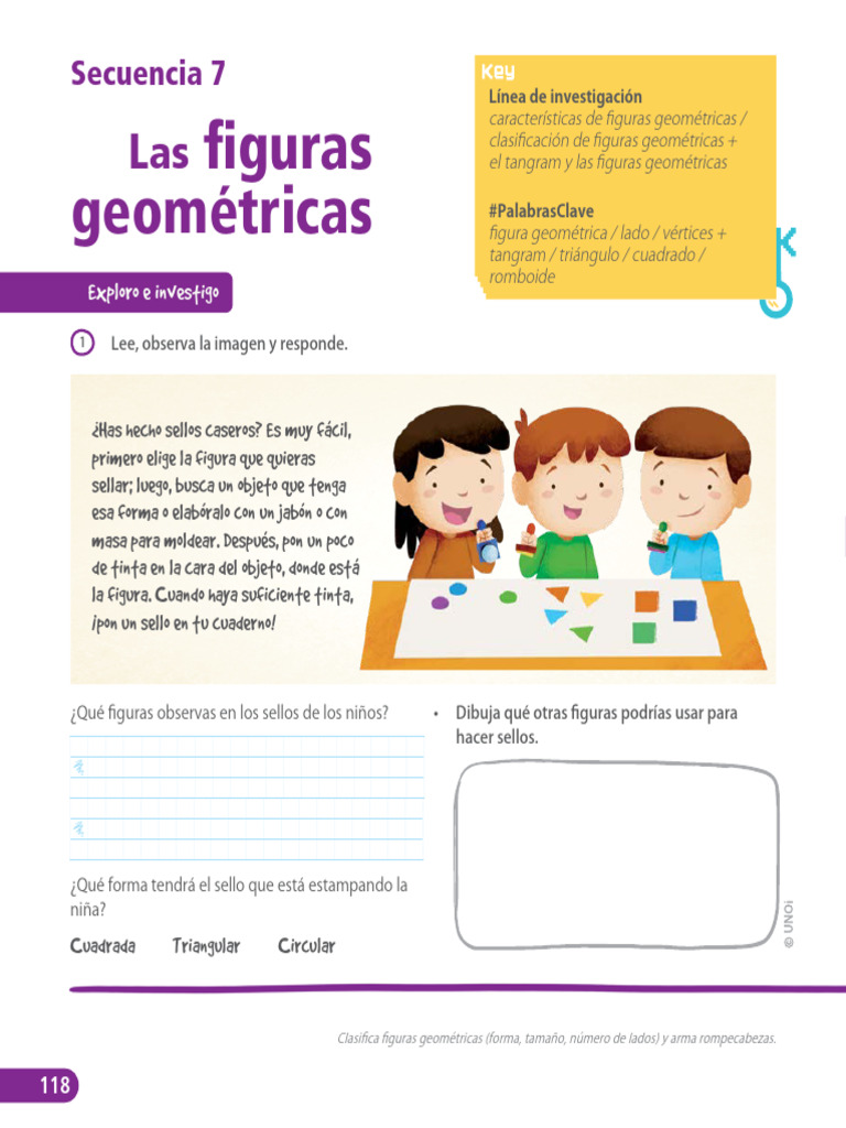 Actividades con Figuras Geométricas | PDF