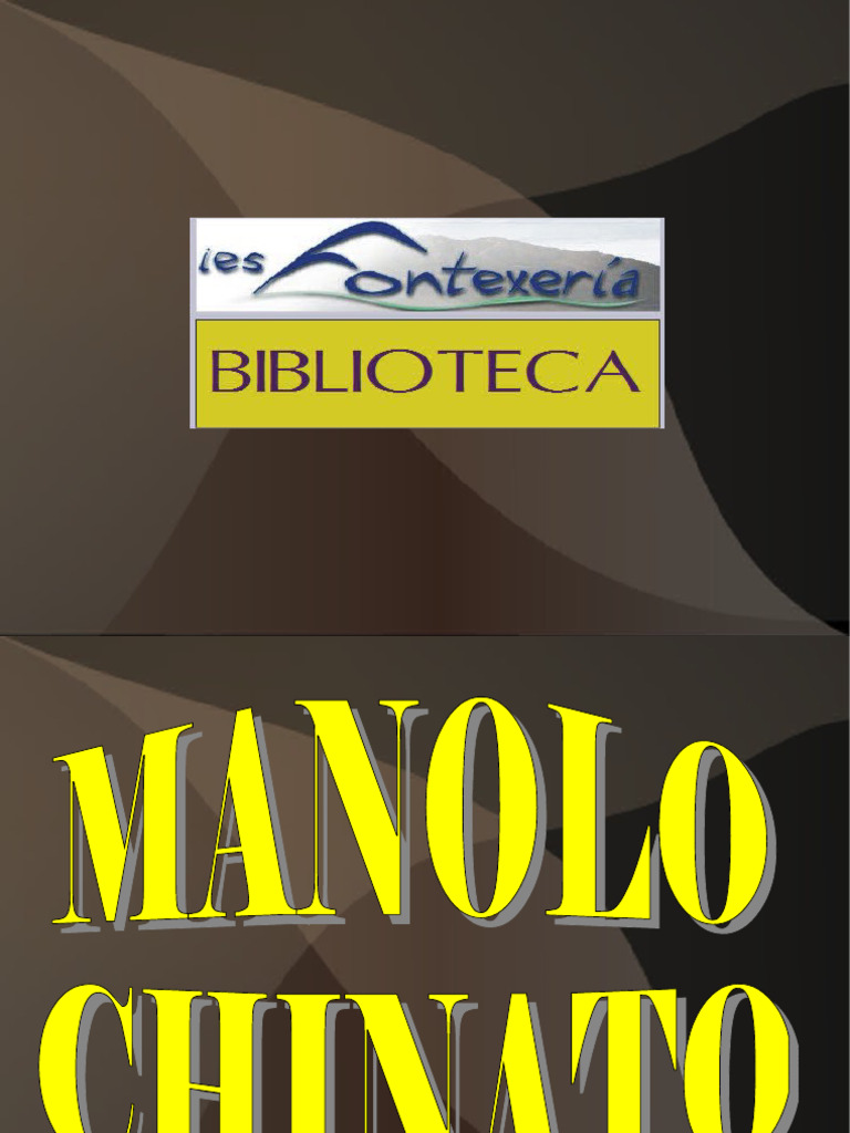Manolo Chinato | PDF