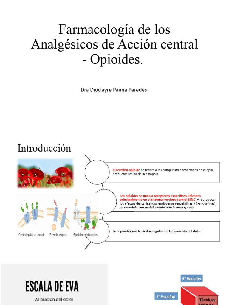 Farmacología de Los Analgésicos de Acción Central | PDF | Opioide | Analgésico