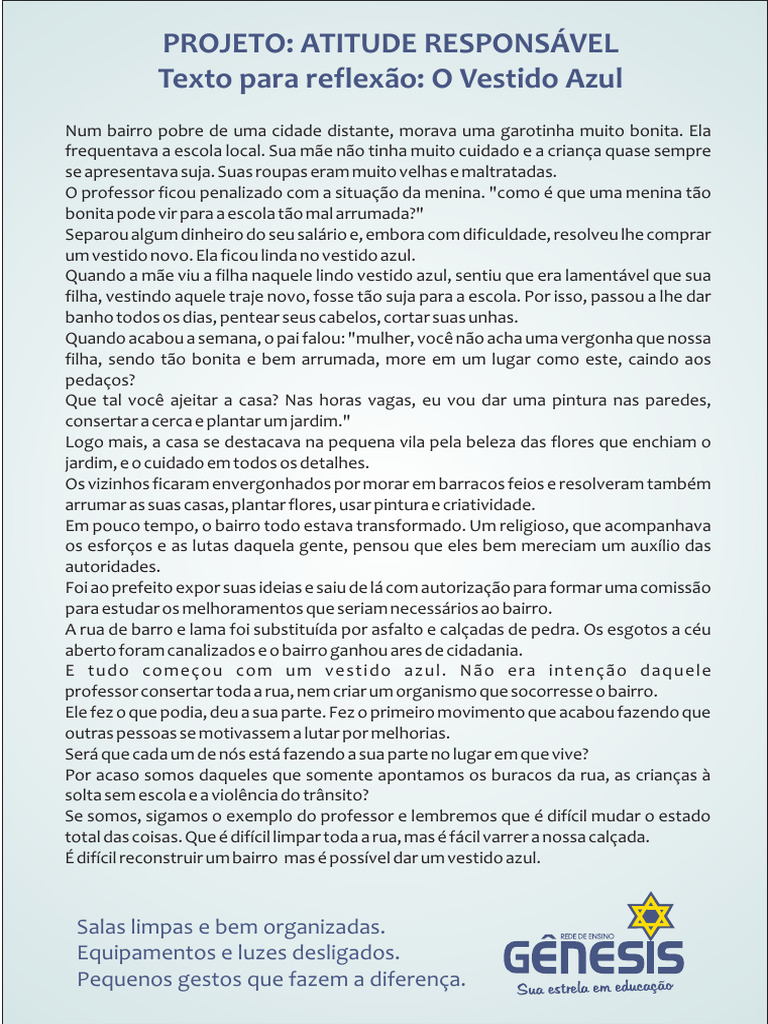 Texto o Vestido Azul | PDF