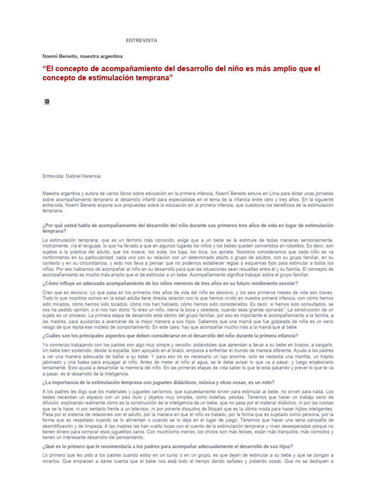 4 El Concepto de Acompan Amiento Del Desarrollo Del Nin o Es Mas Amplio ...