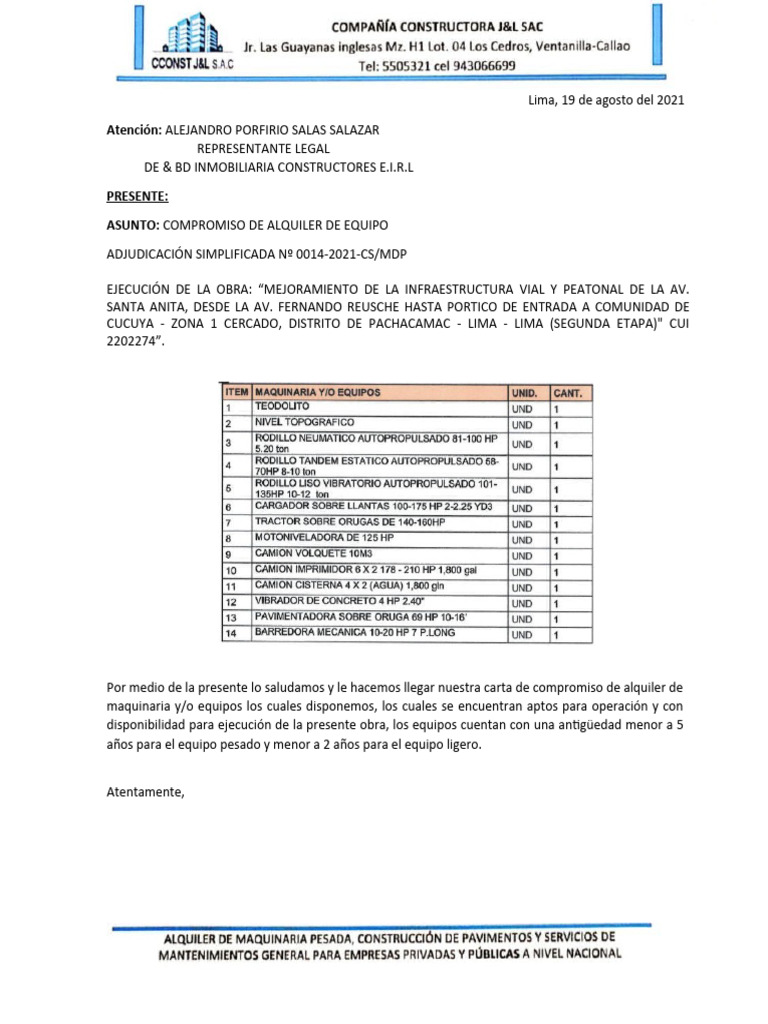 carta de alquiler P (1) | PDF