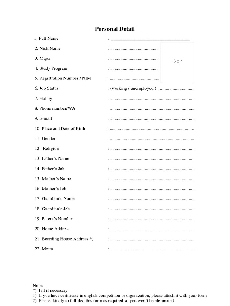Registration Form Mate Ec | PDF