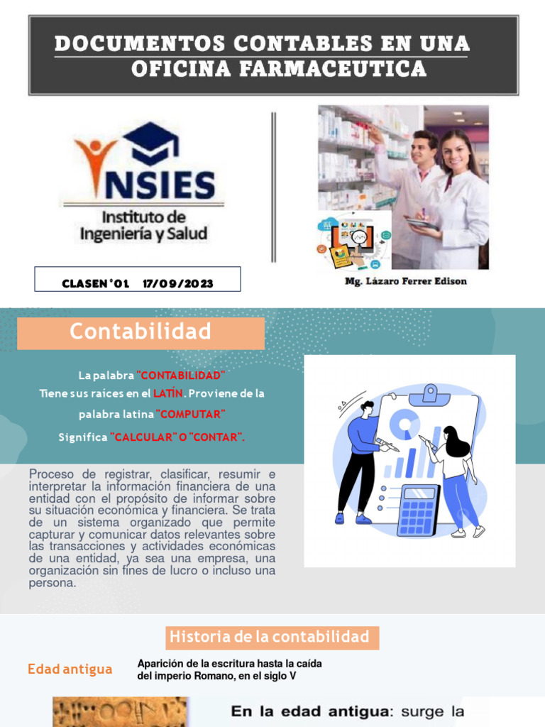 Clase #01 Documentos Contables | PDF | Factura | Contabilidad