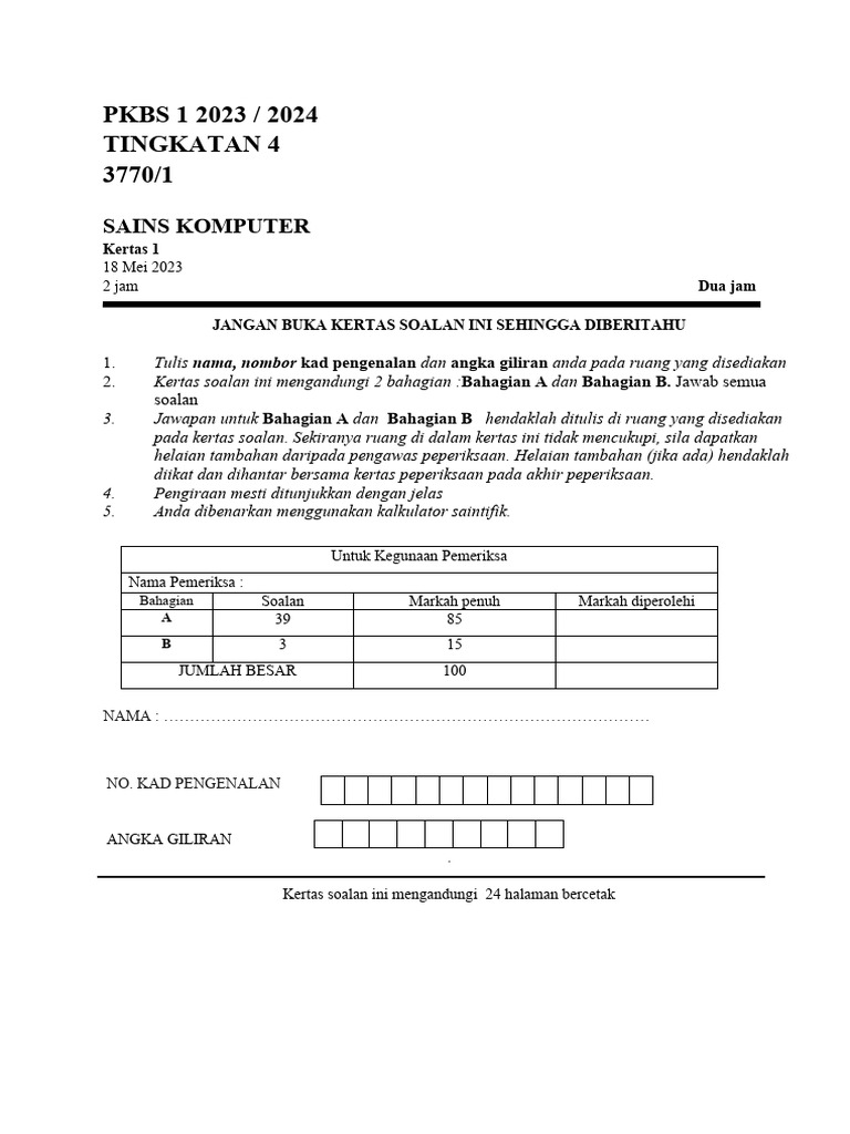 Cover PKBS1 T4 SK 2023 | PDF