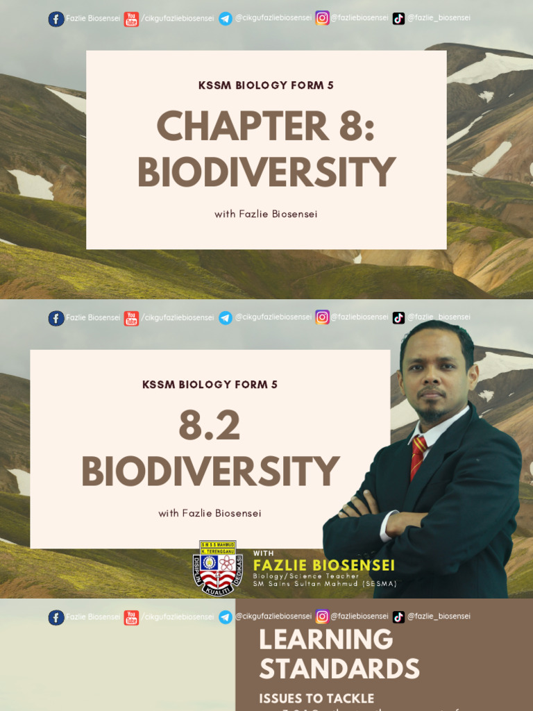 Bio F5 - 8.2 Biodiversity DLP | PDF | Biodiversity | Phylogenetic Tree