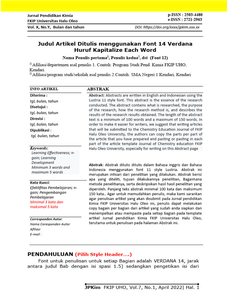 aturan jurnal | PDF