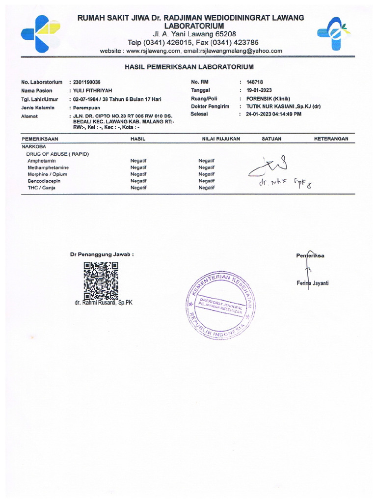 Hasil Lab | PDF Hasil Lab | PDF