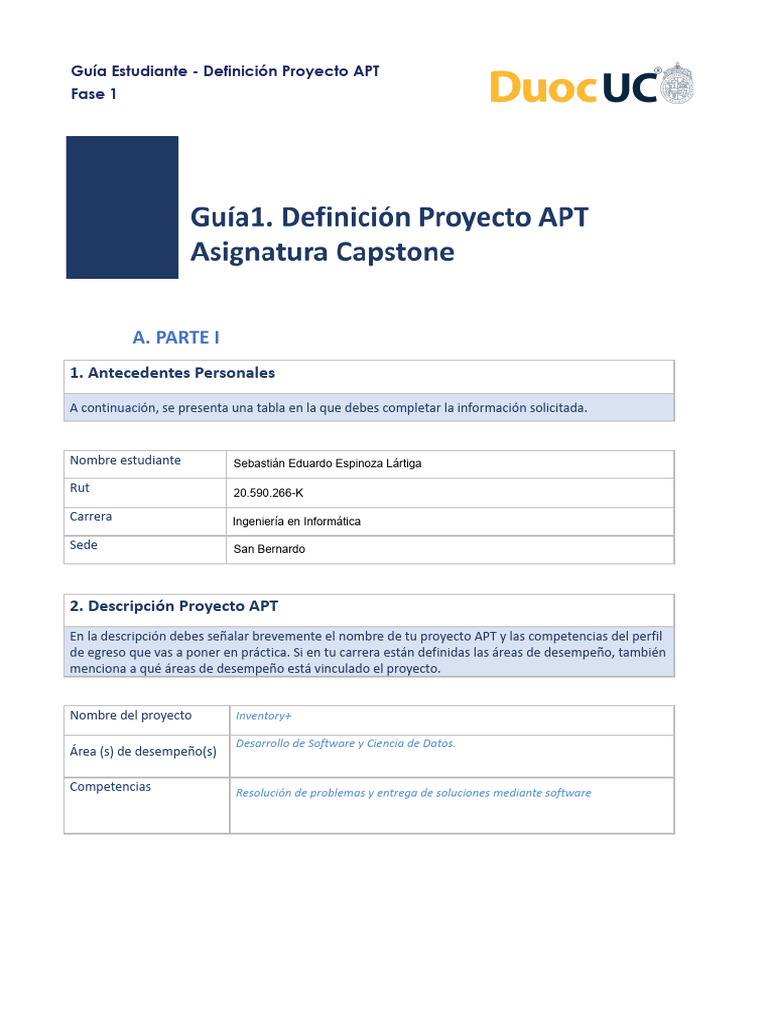 Proyecto APT: Software de Inventario | PDF | Software | Scrum ...