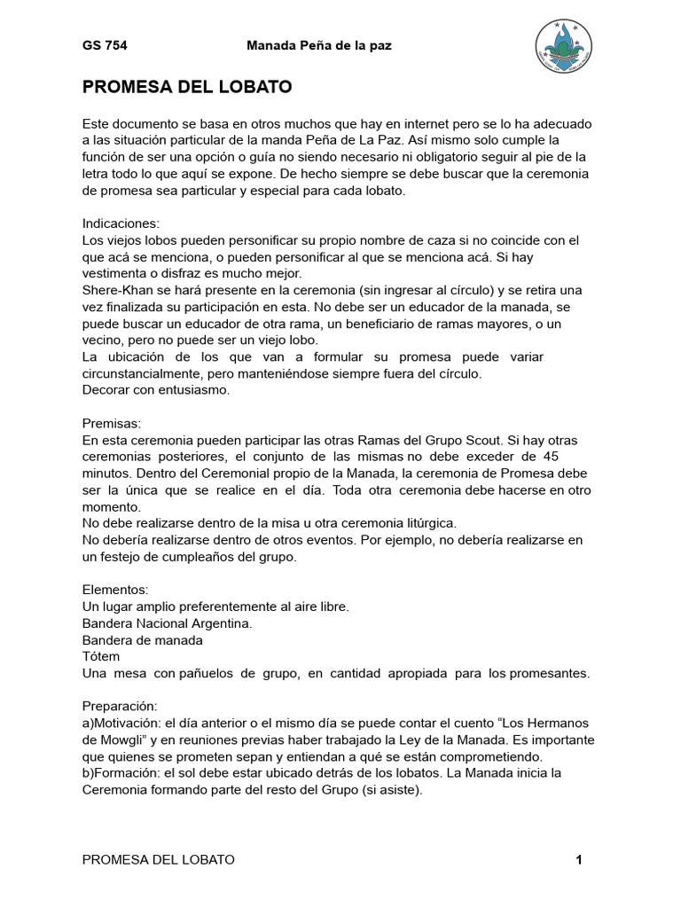 Promesa Del Lobato | PDF | Bagheera | Baloo