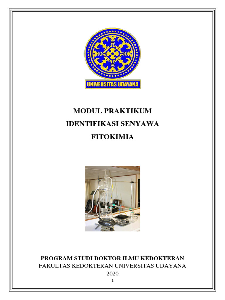 Modul Praktikum Identifikasi Senyawa Fitokimia | PDF