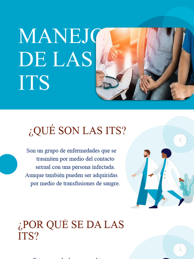 Manejo de Las ITS | PDF | Infección transmitida sexualmente | Medicina ...