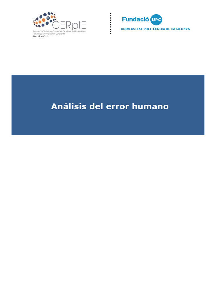 Análisis del Error Humano en Sistemas | PDF | Cognición | Ciencia cognitiva