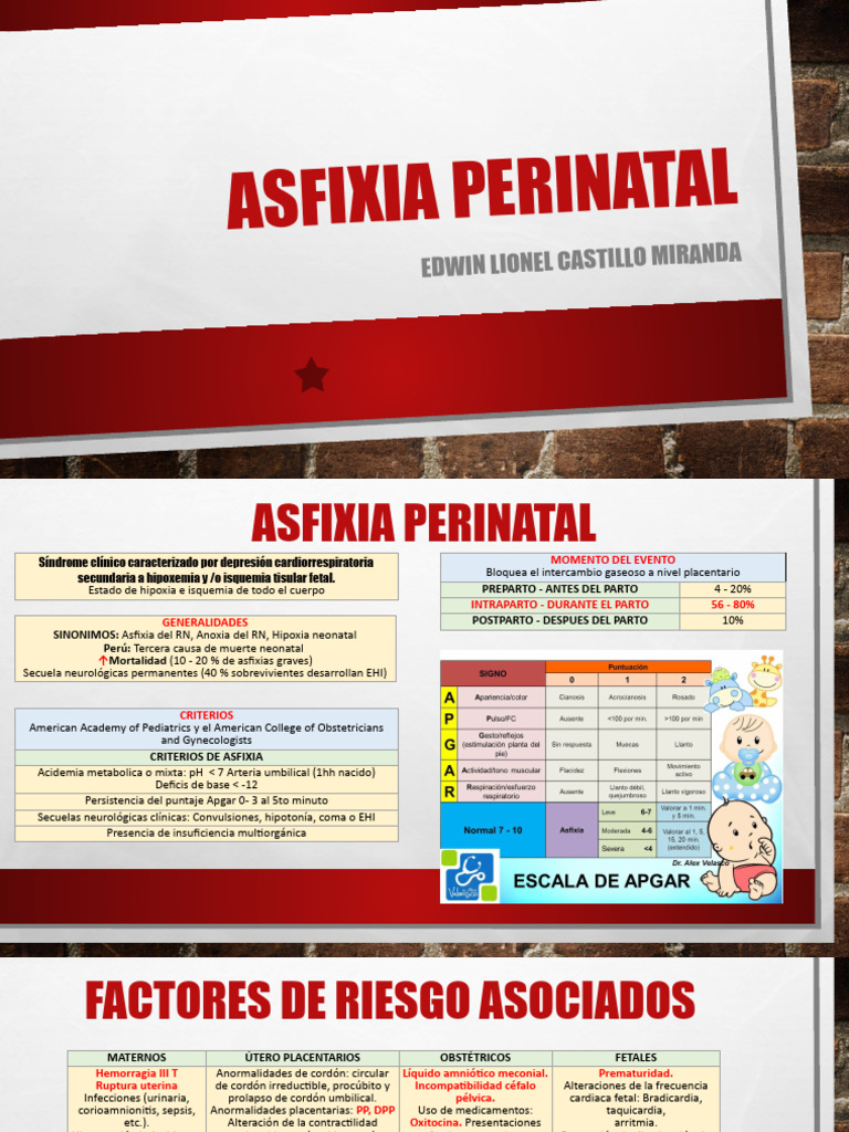 Asfixia Perinatal | PDF | Emergencias Médicas | Especialidades Medicas