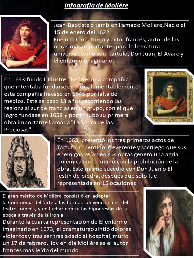 Infografia de Moliere | PDF