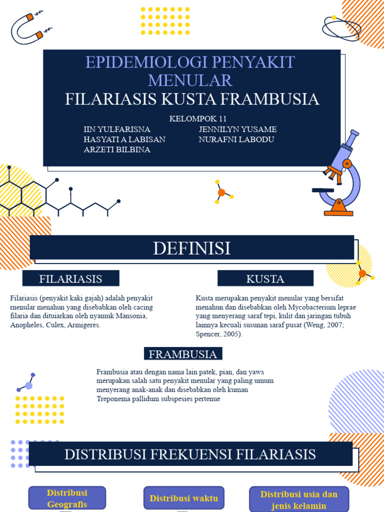 Epidemiologi Penyakit Menular Filariasis dan Kusta | PDF