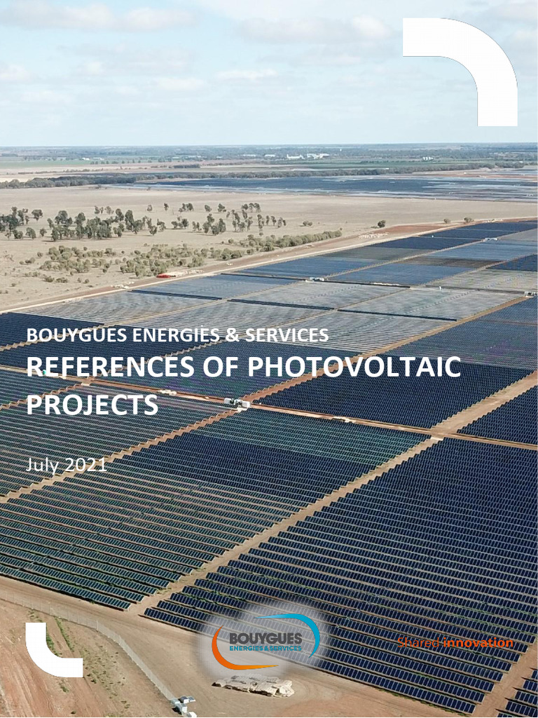 BYES References of PV Projects | PDF | Photovoltaics | Electric Power