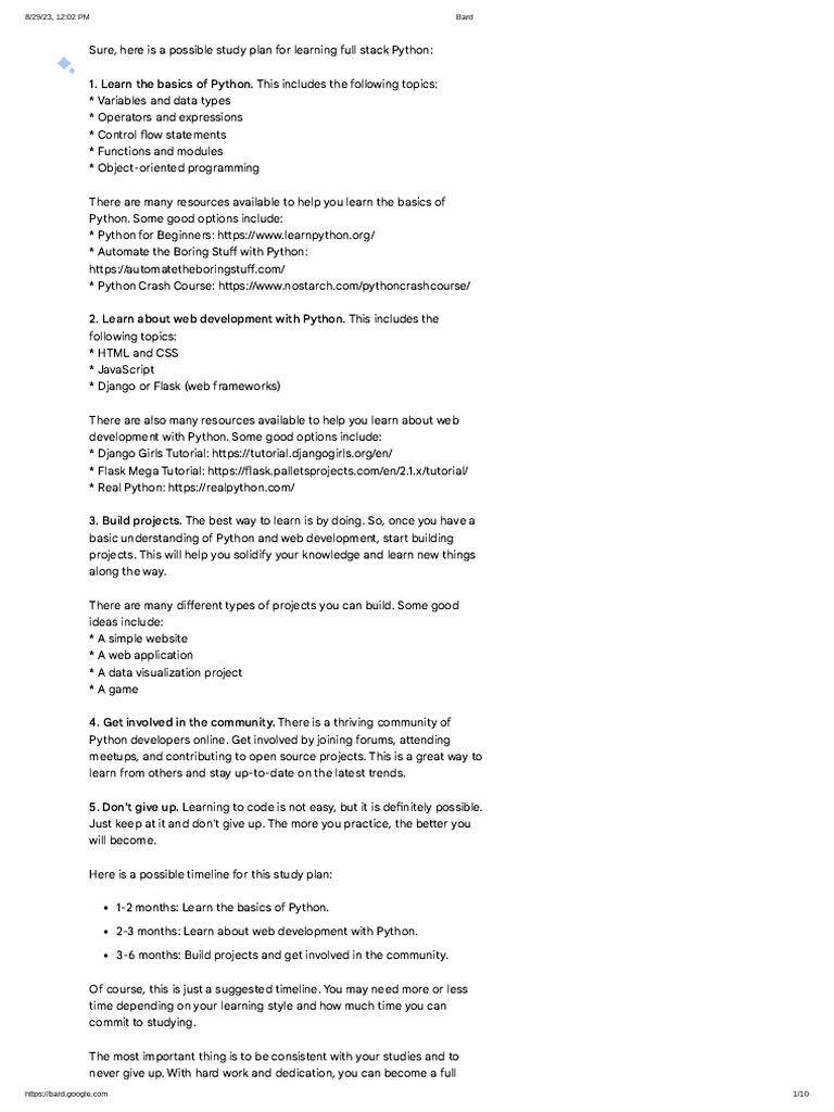 Bard Pdf Python Programming Language Library Computing