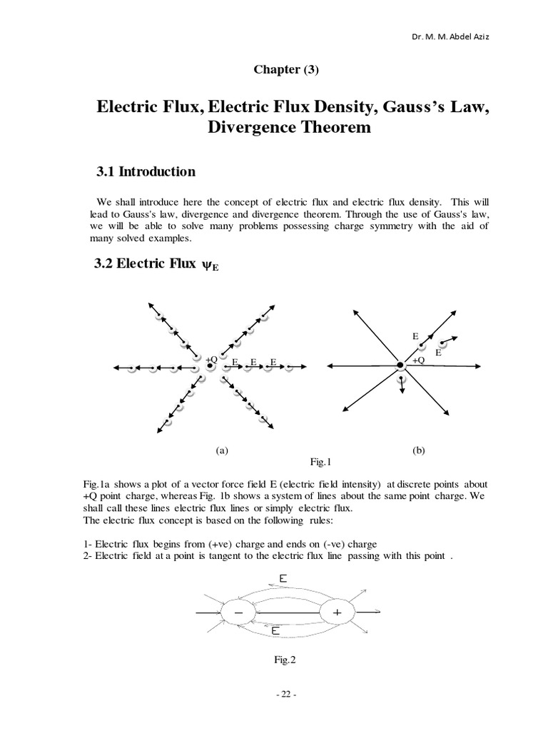 Chap3 E. Flux | PDF | Flux | Divergence
