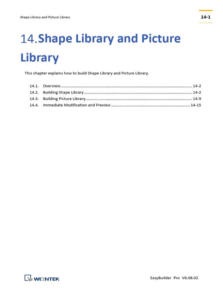 Chapter 14 Shape Library and Picture Library | PDF