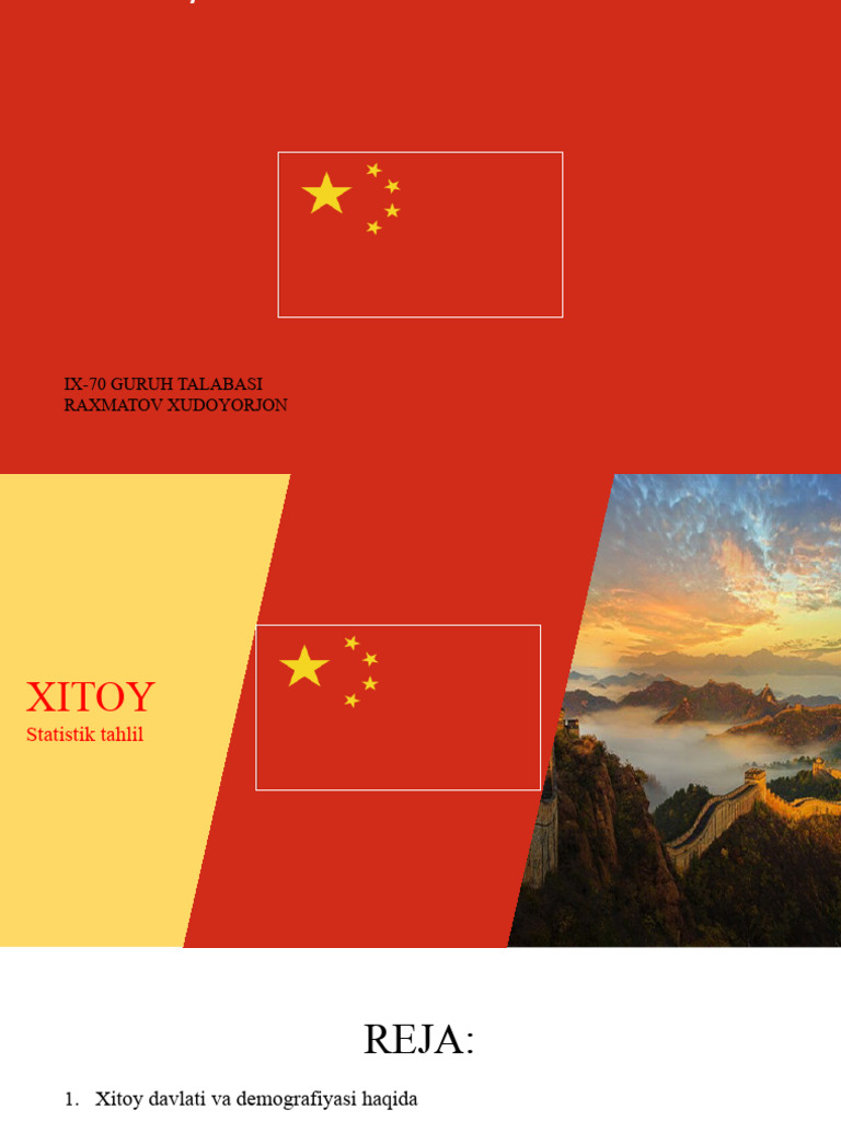 Xitoy | PDF