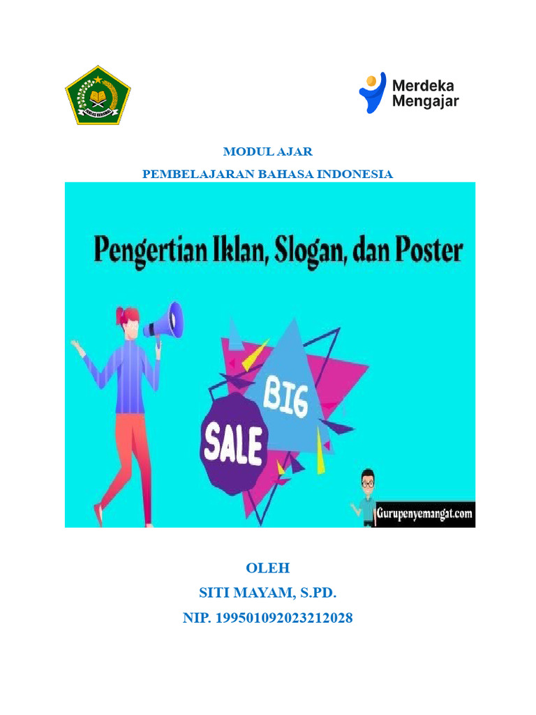 Modul Iklan, Slogan, Poster | PDF | Karier & Perkembangan