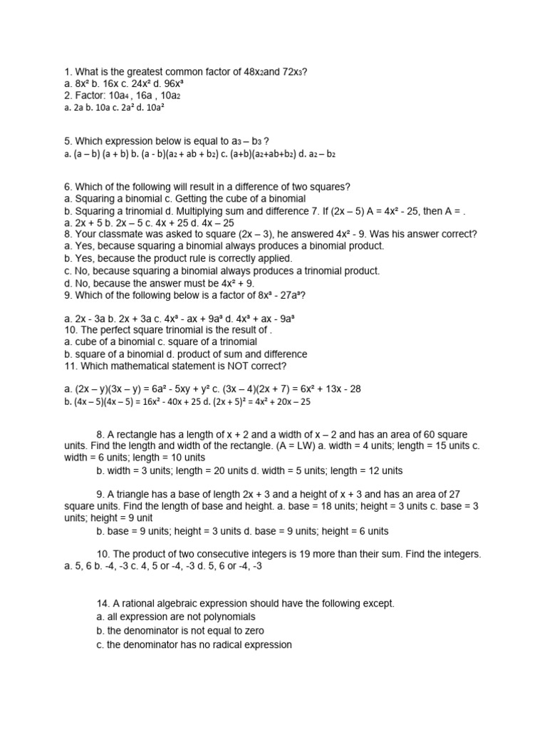 Moving Exam For Grade 8 | PDF | Number Theory | Mathematical Objects
