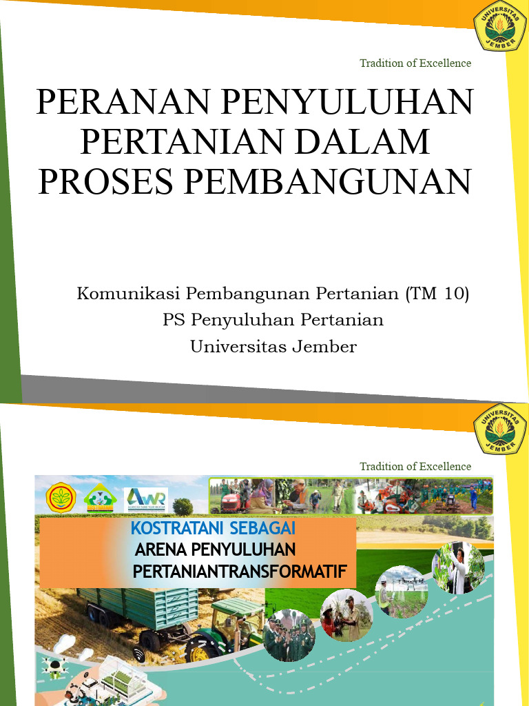 10 Peranan Penyuluhan Pertanian Dalam Proses Pembangunan | PDF