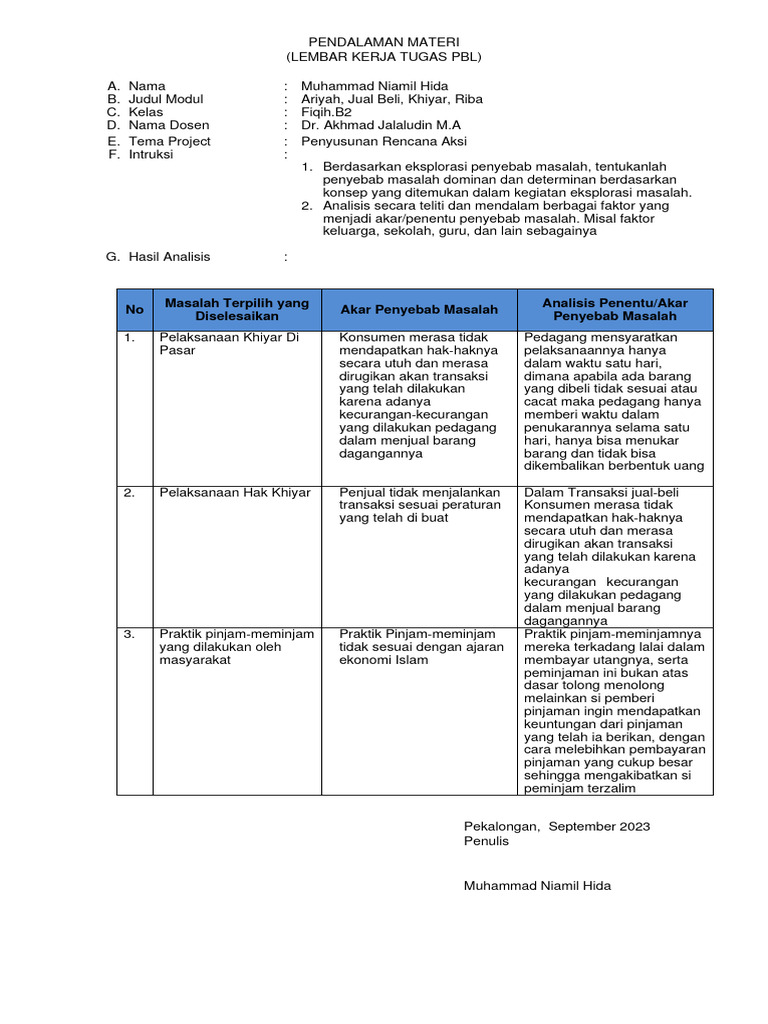 PBL Revisi | PDF