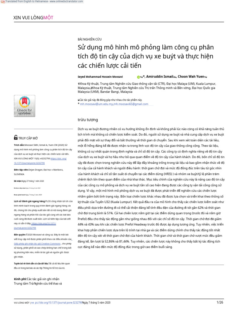 Using Simulation Model As A Tool For Analyzing - En.vi | PDF