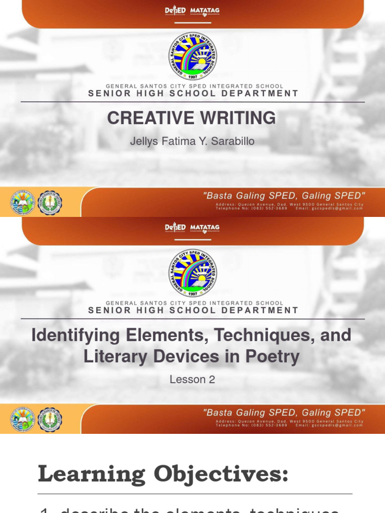 CW Lesson 2 Poetry | PDF | Poetry | Metre (Poetry)