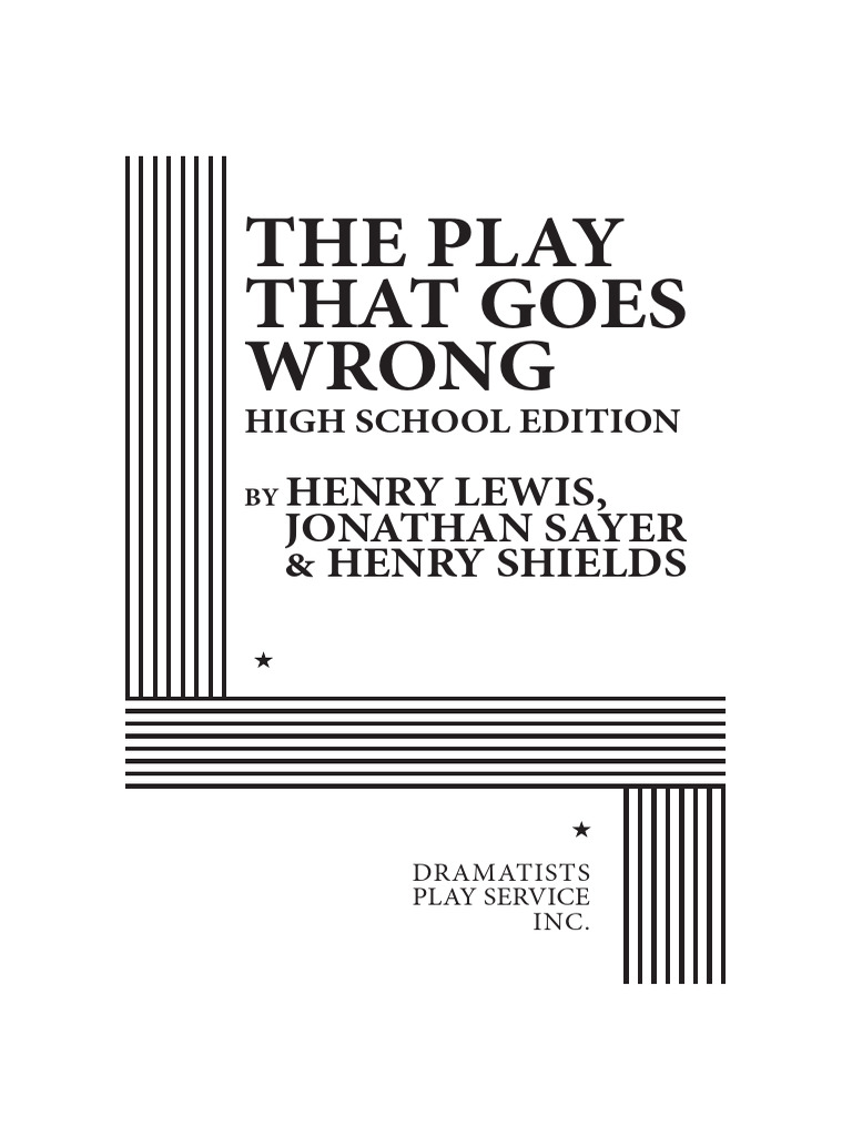 The Play That Goes Wrong: Henry Lewis, Jonathan Sayer & Henry Shields ...