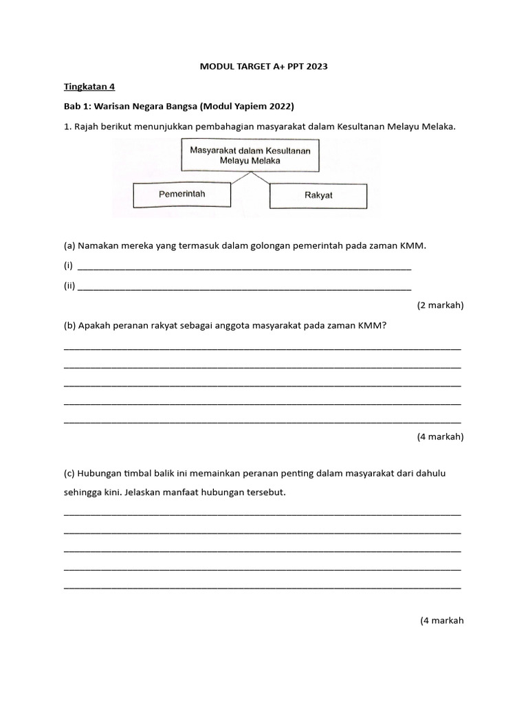 Modul Target A+ PPT (Kertas 2) | PDF