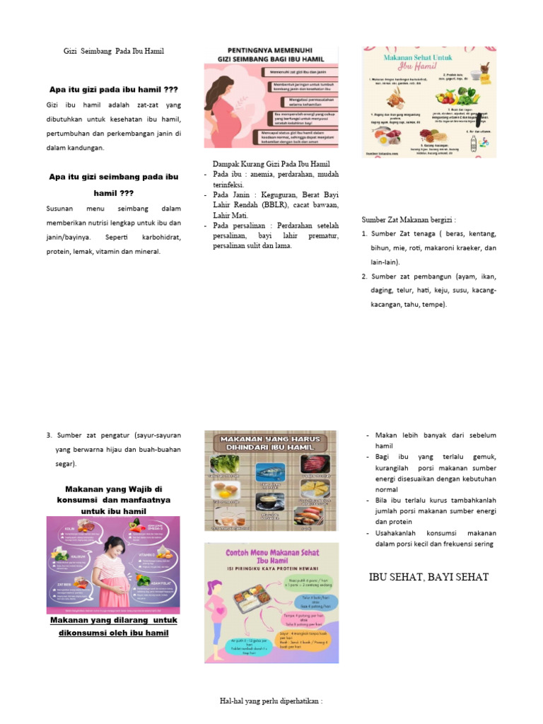 Leaflet Gizi Seimbang Pdf