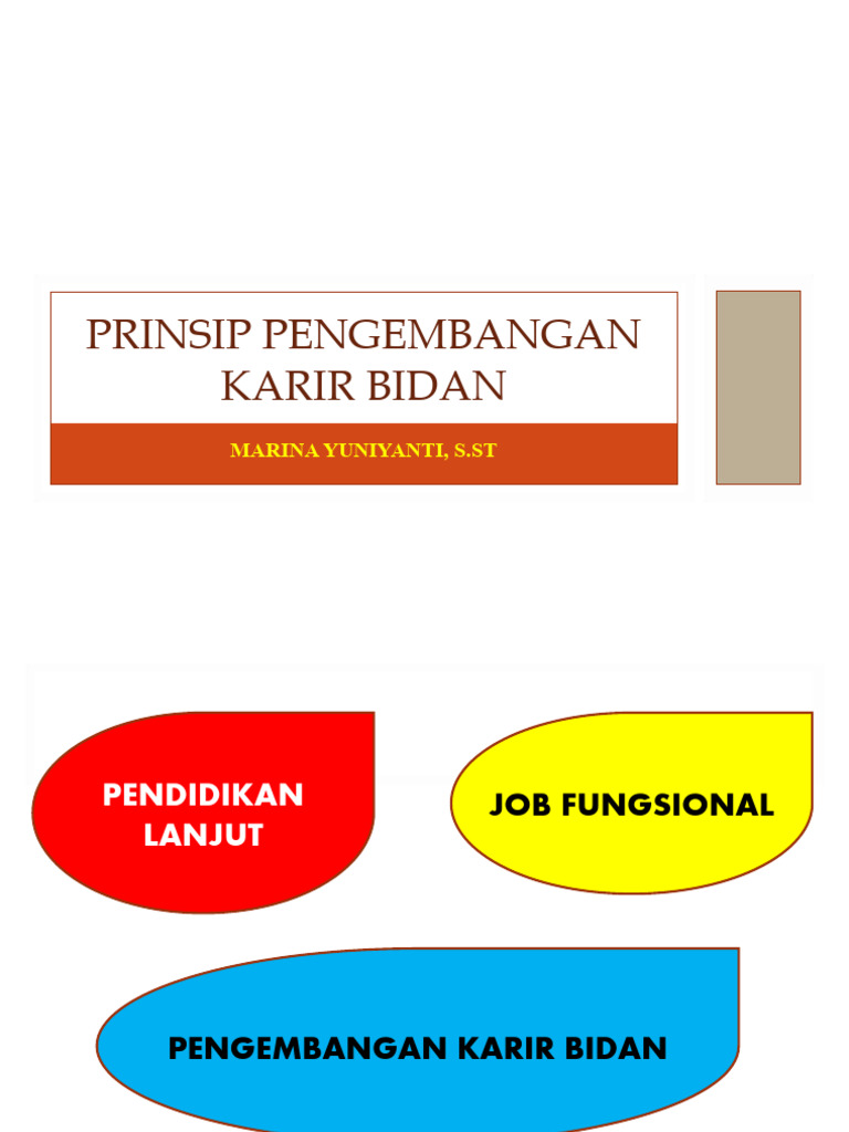 Prinsip Pengembangan Karir Bidan | PDF | Karier & Perkembangan